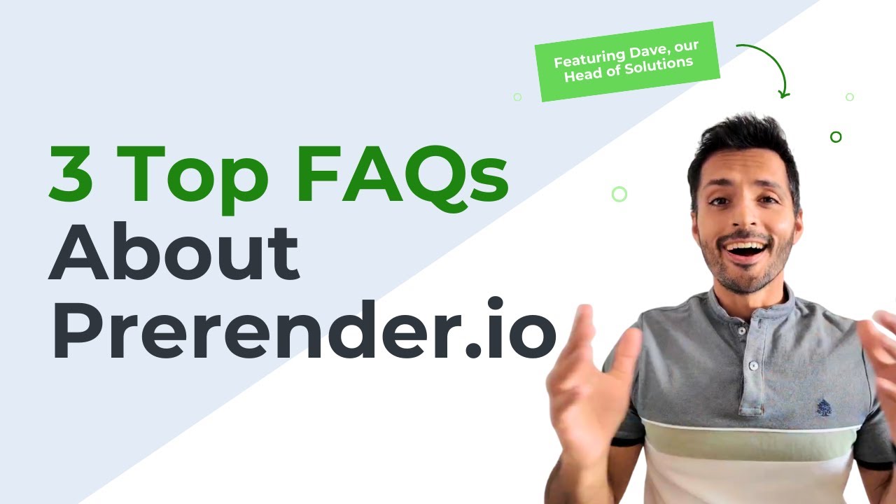 Top 3 Questions About Prerender.io: Answered - YouTube