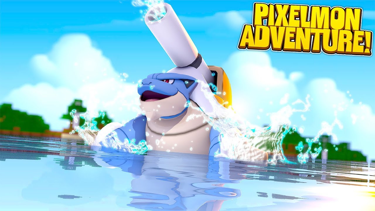 Minecraft Pixelmon Adventure - MEGA BLASTOISE TIME - YouTube