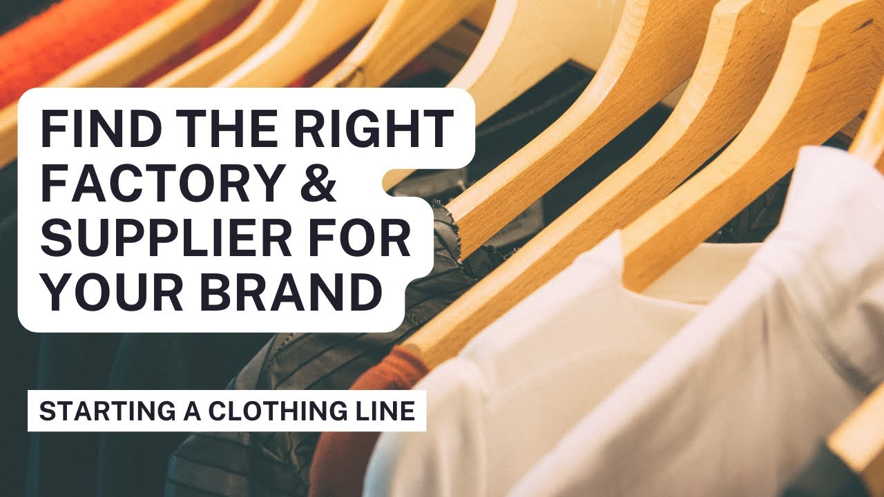 Finding the RIGHT manufacturing FACTORY and source FABRIC for your ...