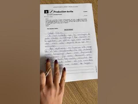 Production écrite niveau B1 : texte en français DELF B1 - YouTube