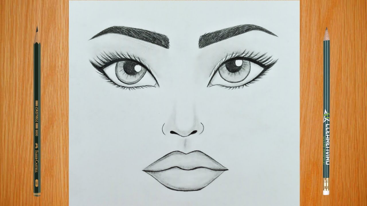 How To Draw A Face For Beginners Step By Step Pencil Sketch Basic How To Draw A Face For Beginners Step By Step Pencil Sketch Basic