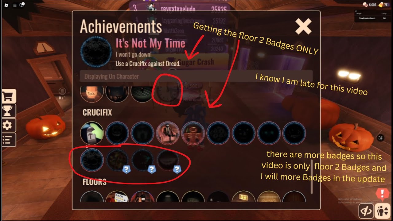 Getting the floor 2 Badges in Roblox Door. - YouTube