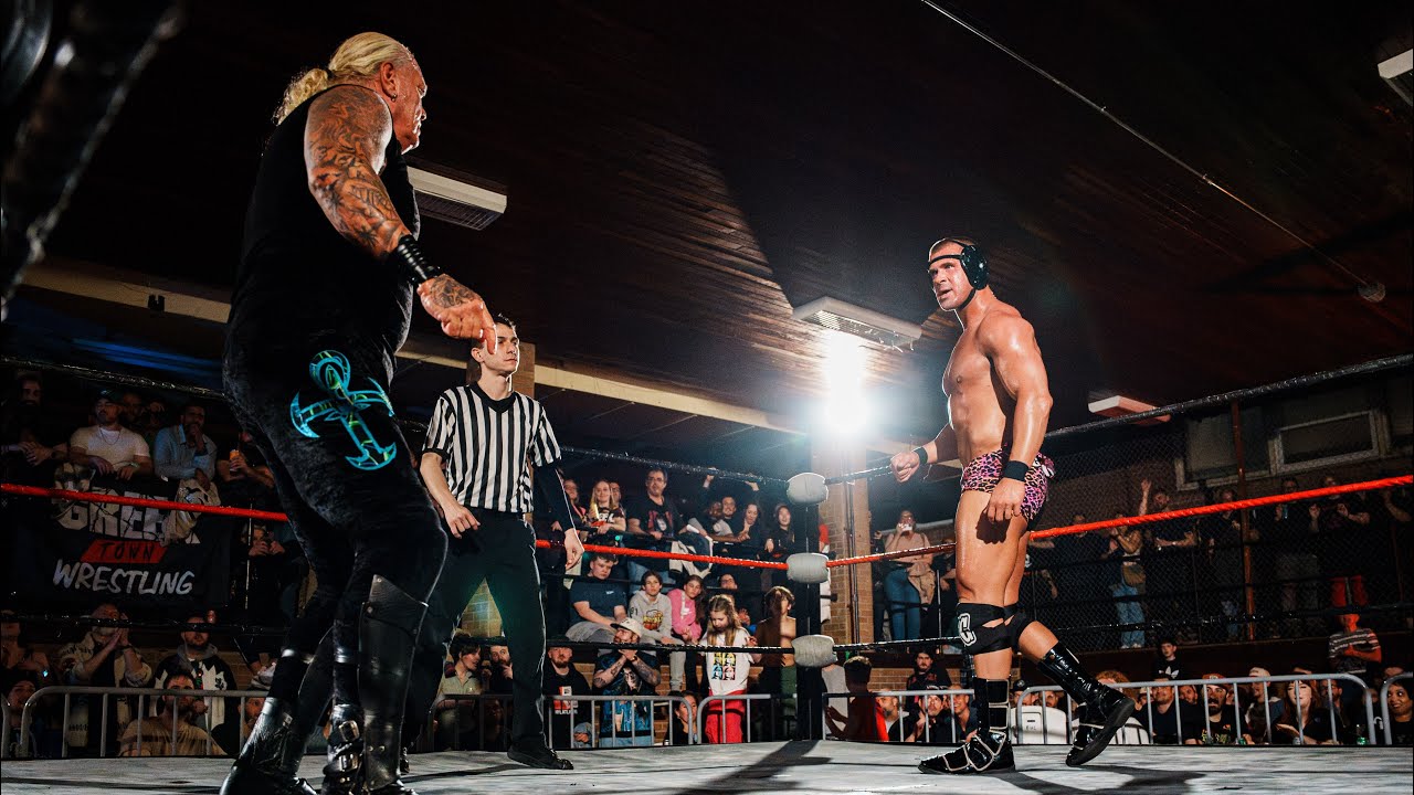 NWA Star Spencer Slade vs Gangrel - Greektown Wrestling - YouTube