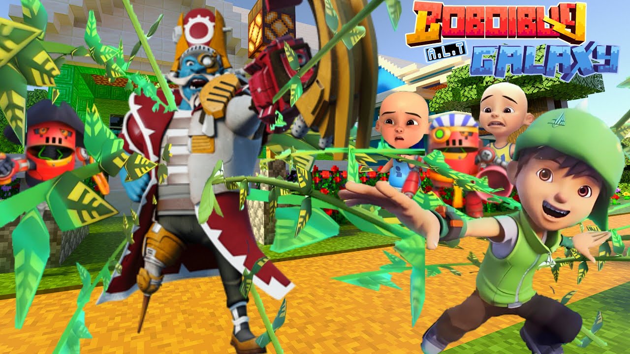 EPISODE 1 KEMUNCULAN BOBOIBOY DAUN SAAT MELAWAN KAPTEN SEPARO?! UPIN ...