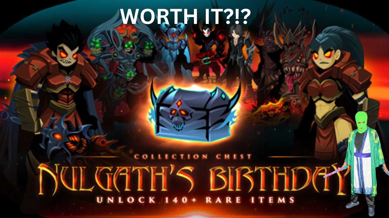 AQW Winter Void Collection Chest Review - YouTube