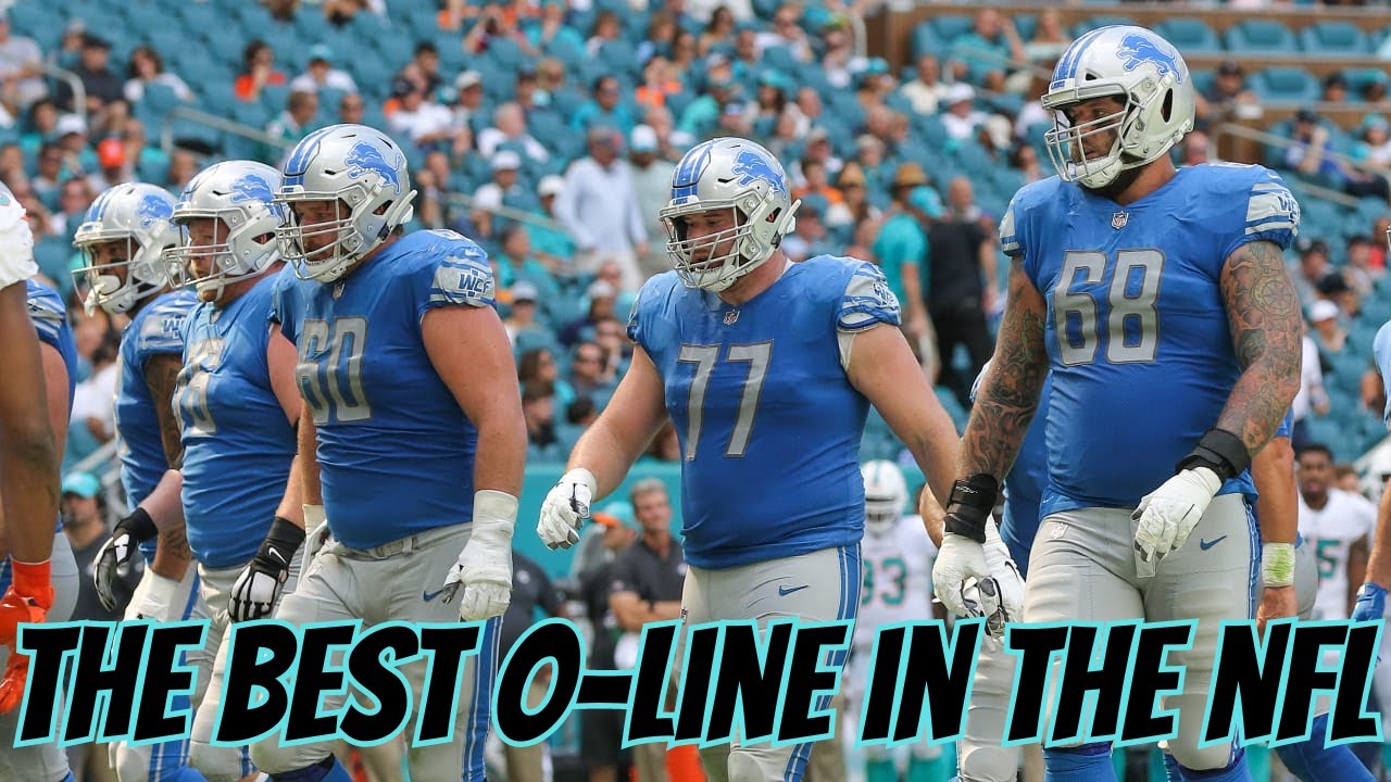 The Best O Line in the NFL Detroit Lions Offensive line Breakdown - YouTube