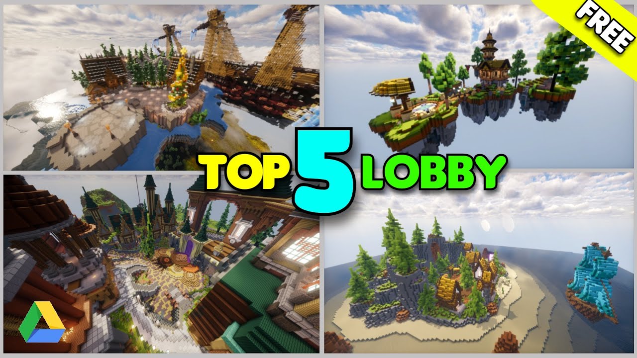 Top 5 Minecraft Lobby | Best 5 Free Lobby Download | Minecraft Free ...