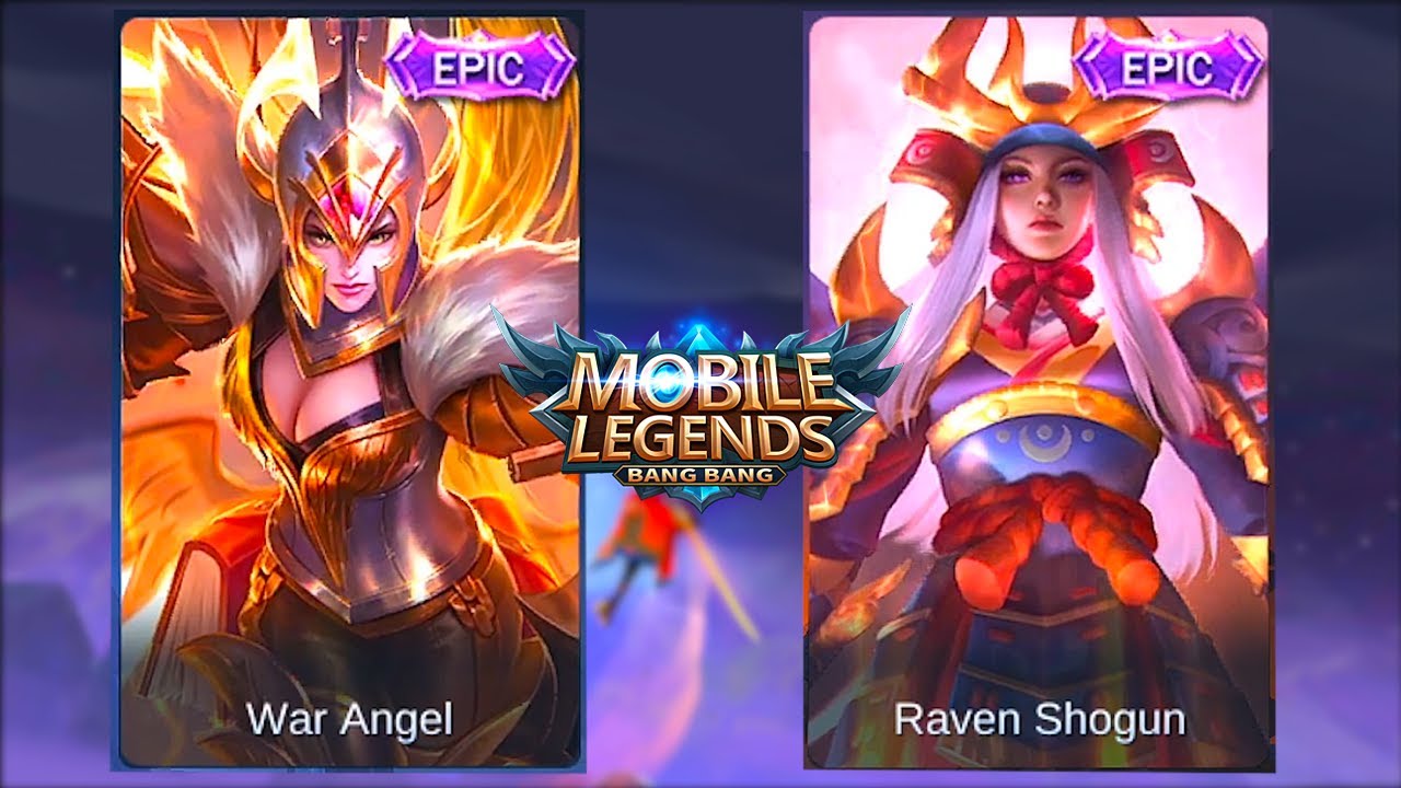 Freya | Raven Shogun Skin VS War Angel Skin | Mobile Legends: Bang Bang ...