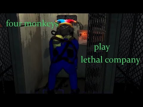 four monkeys play LETHAL COMPANY - YouTube