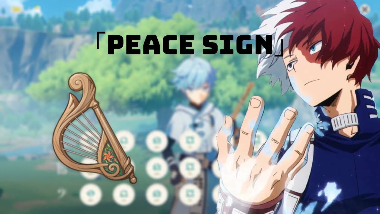 Peace Sign Anime