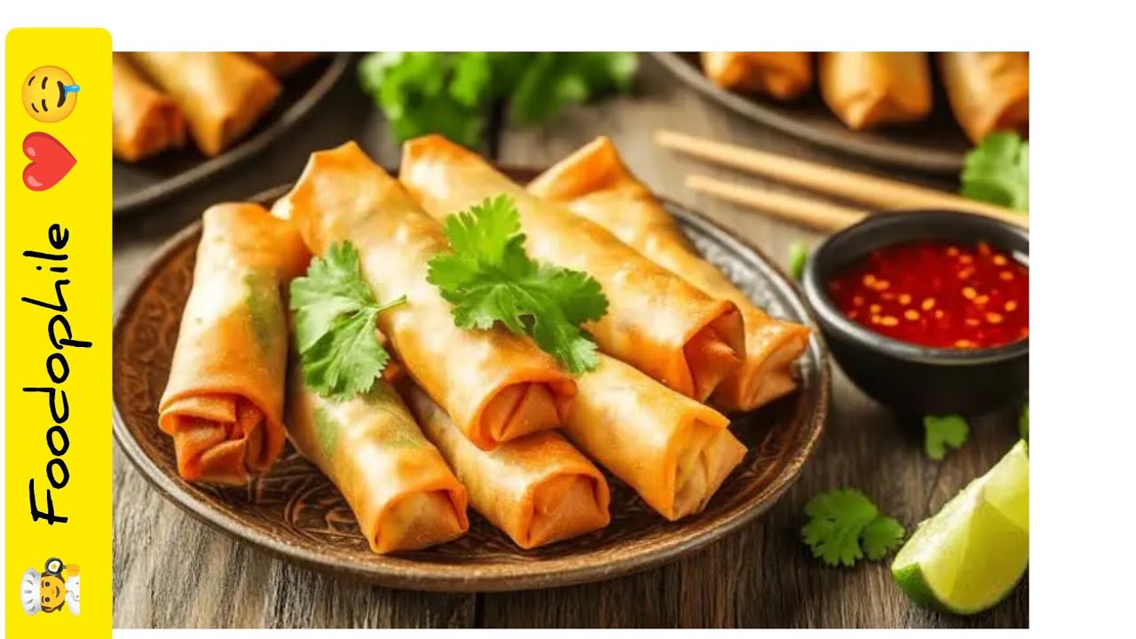 Ramadan special 💝 Spring Roll Recipe By Foodophile ️🤤#food #foodophilic ...