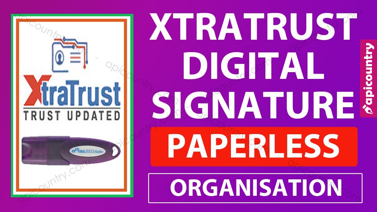 Company DSC in Xtratrust 🙋‍♂️🙋‍♀️.Organisation Digital Signature Making ...