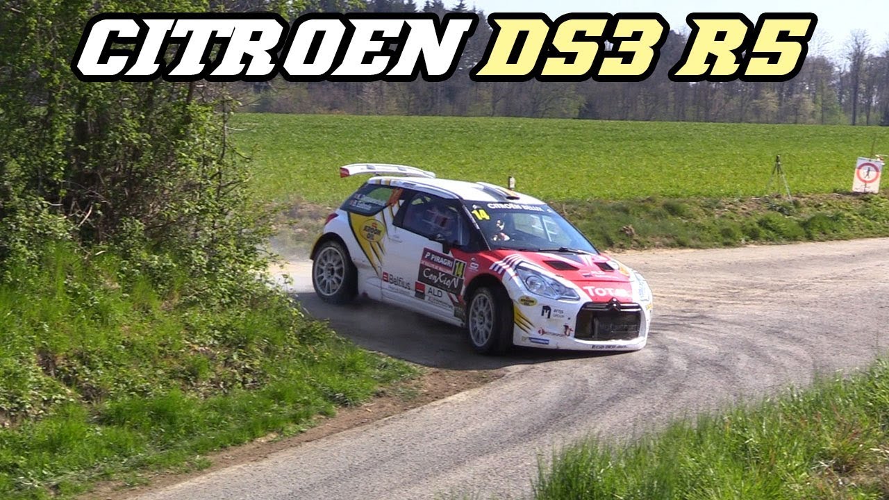 Citroën DS3 R5 - Best of drifts, jumps, rev limiter and sound - YouTube