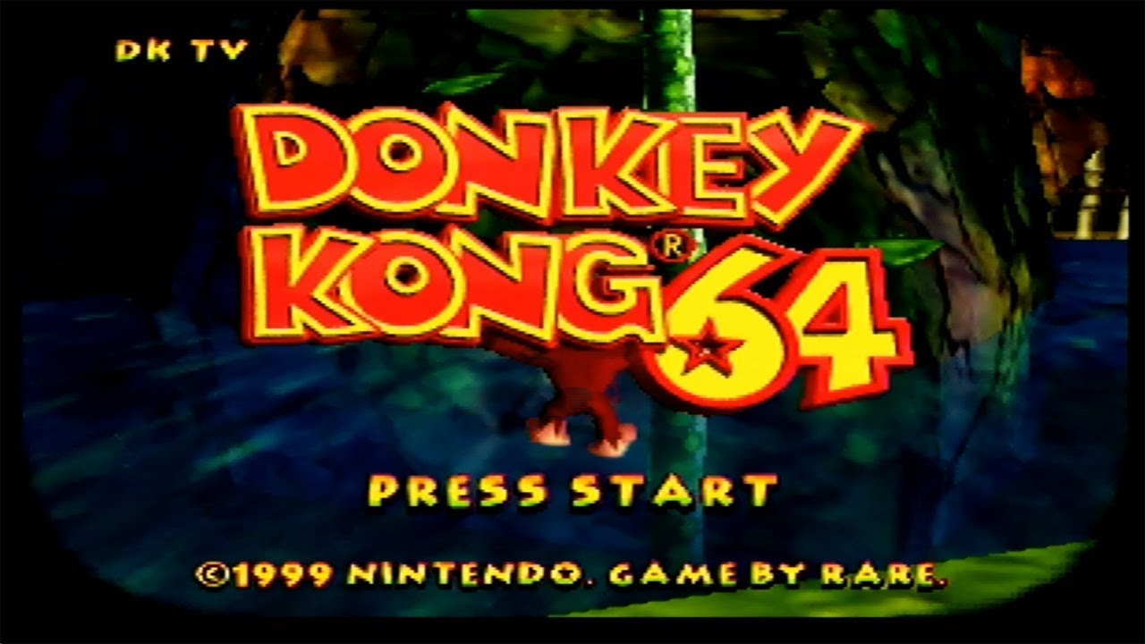Donkey Kong 64 Intro (DK Rap) and Main Menu (Nintendo 64) (HD) - YouTube