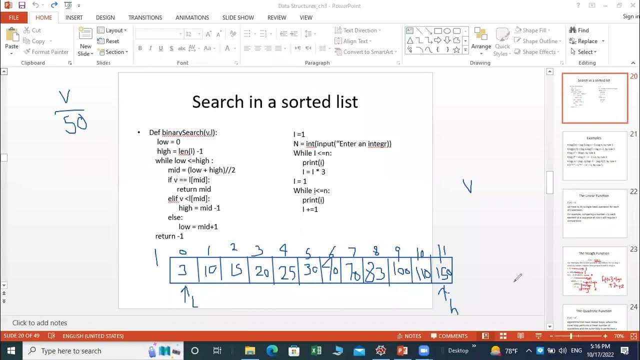 cs250 ch3 lecture3 17 10 2022 - YouTube