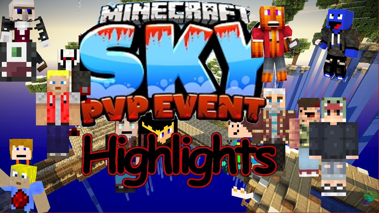 Minecraft Sky PvP-Event 3 Highlights - alle Kills und Tode - MPZ - YouTube