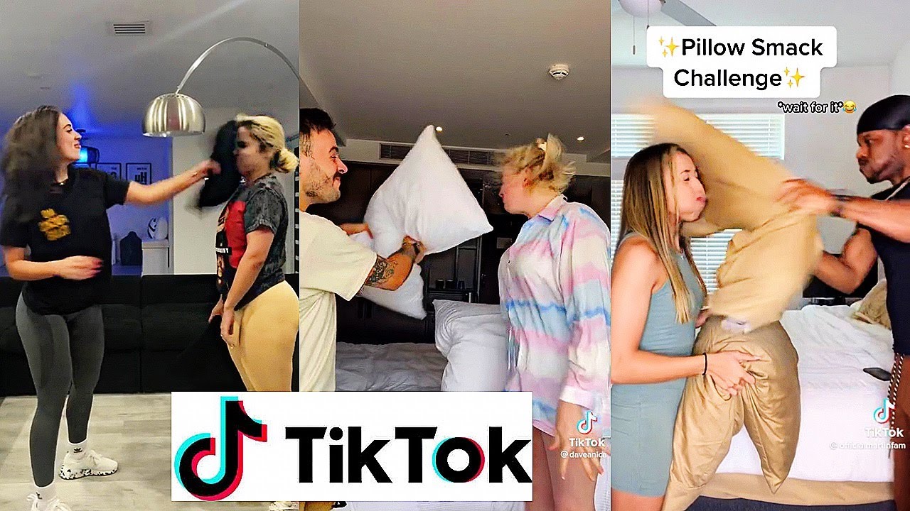 Pillow Smack Challenge.Tiktok competition. - YouTube
