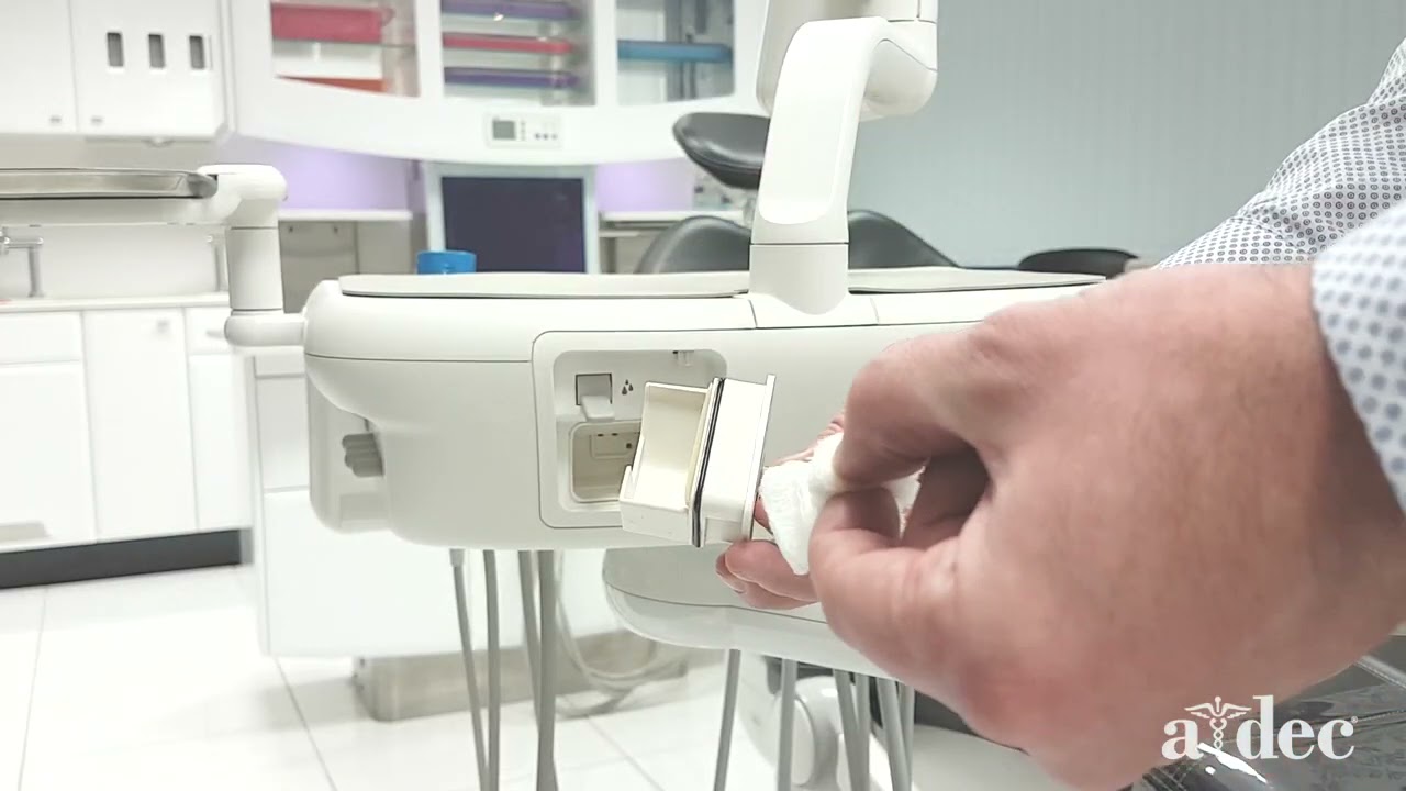 How to check the oil collector on a new A dec 500 delivery unit - YouTube