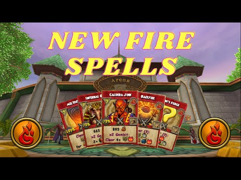 Wizard101 || NEW Fire Roshambo Spells! - YouTube