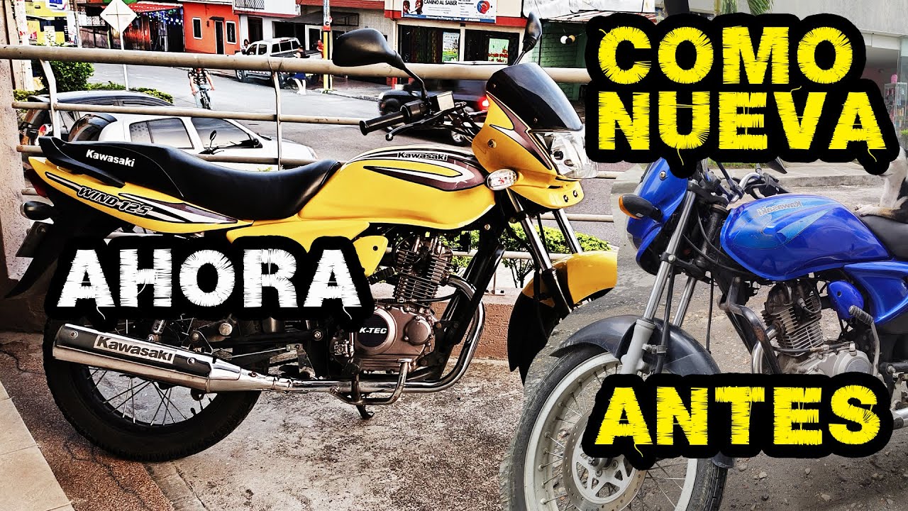 RESTAURÉ MI KAWASAKI WIND 125 POR COMPLETO || MODELO 2007 A 2025 - YouTube
