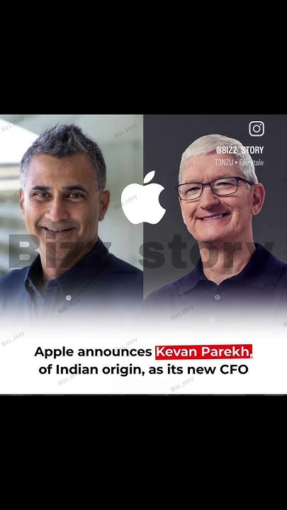 Apple announces Kevan Parekh, of Indian origin as its new CFO#appleinc #timcook #ceo#cfo # ...