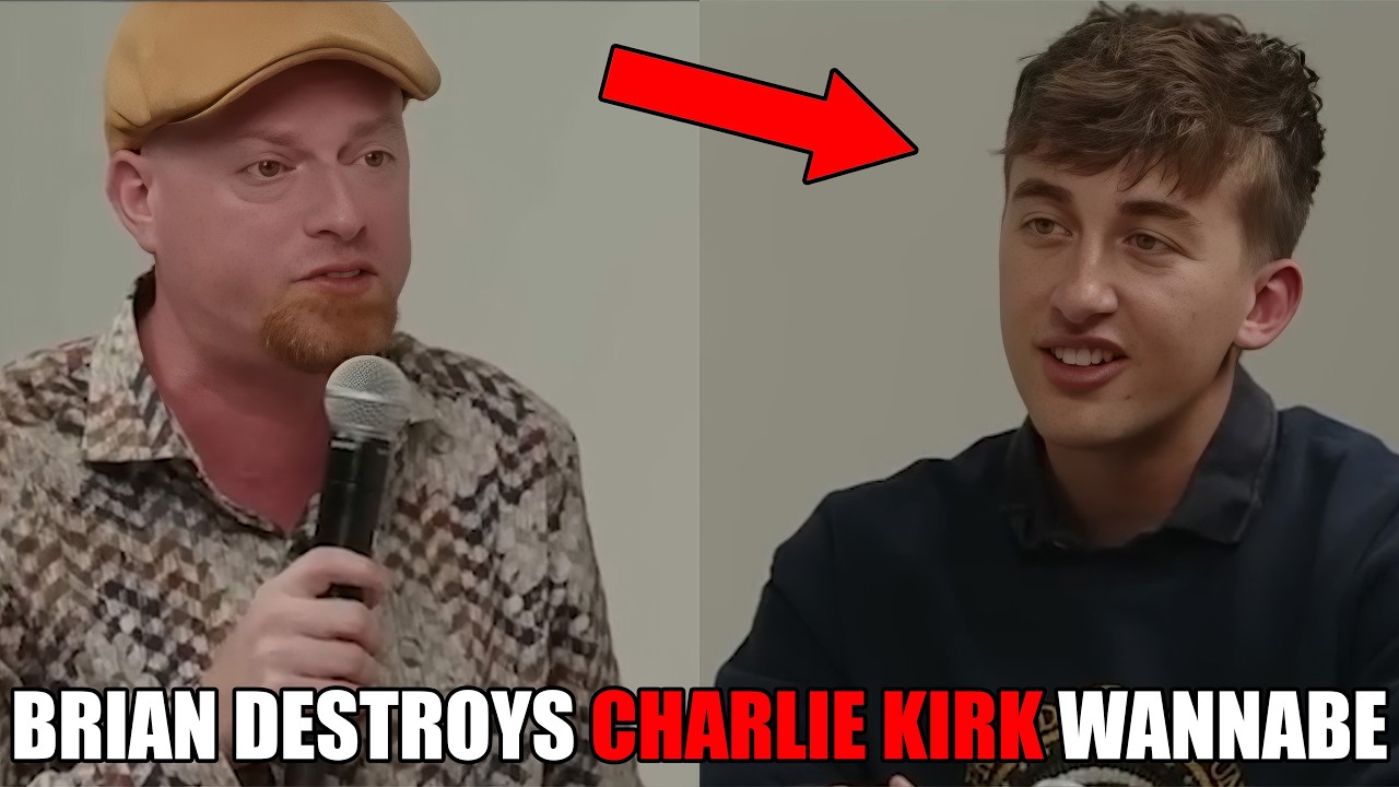Brian Debates Smug Turning Point Charlie Kirk Wannabe Clown, Then Heads ...