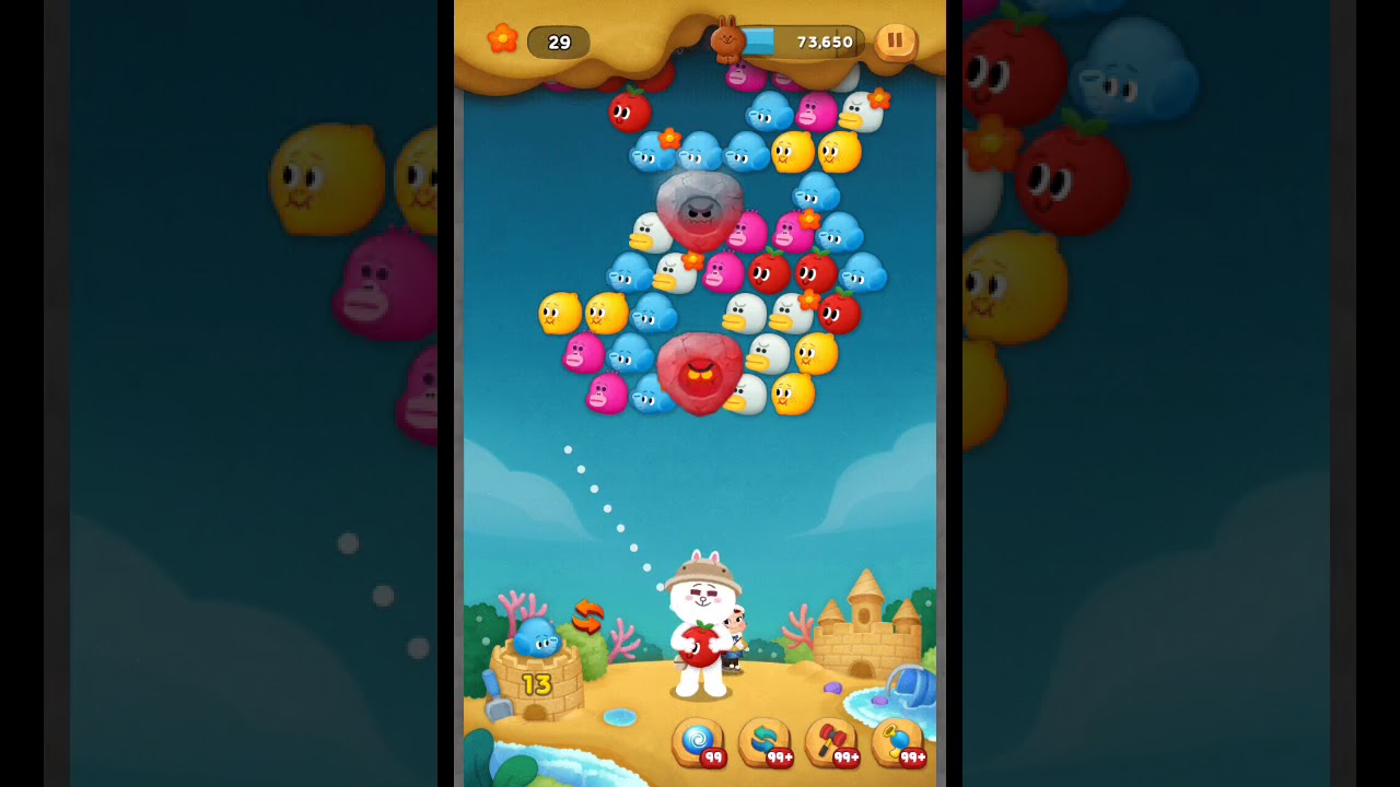 line bubble 2 level 1632 - YouTube
