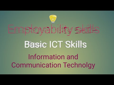 Employability skills | Basic ICT Skill | Information and ...