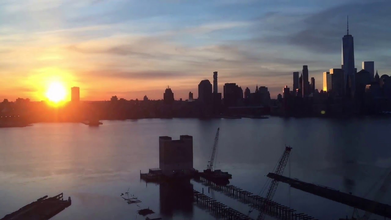 A Beautiful Morning - New York Skyline sunrise Timelapse (FULL HD ...