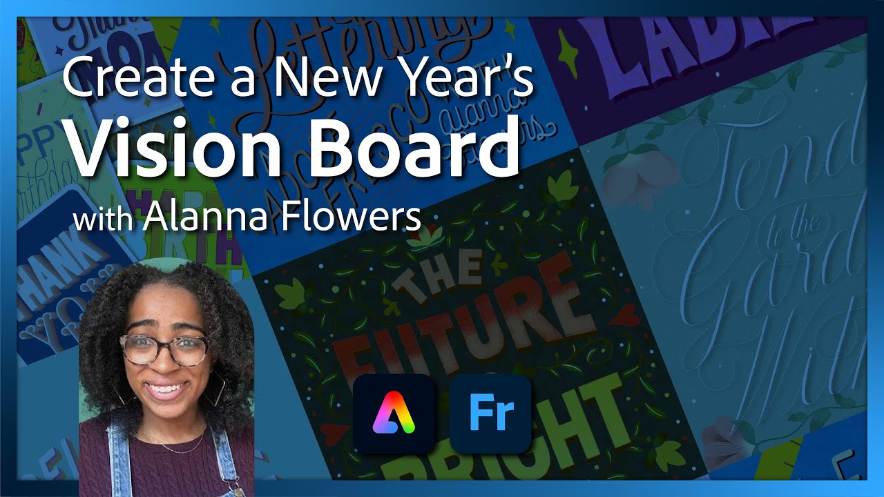 Customized Lettering for Your Vision Boards with Alanna Flowers - YouTube