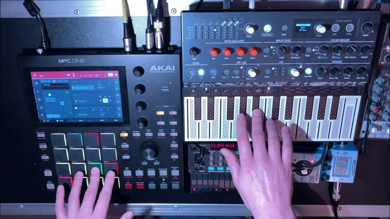 Jamuary 2022 01 - Akai MPC One, Arturia Microfreak, Volca FM + Zoom MS70CDR #jamuary2022 - YouTube