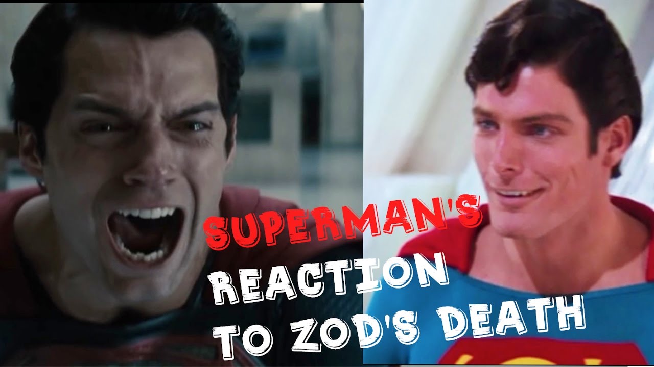 Superman's reaction to Zod's death [Superman 2 \ Man of Steel] - YouTube
