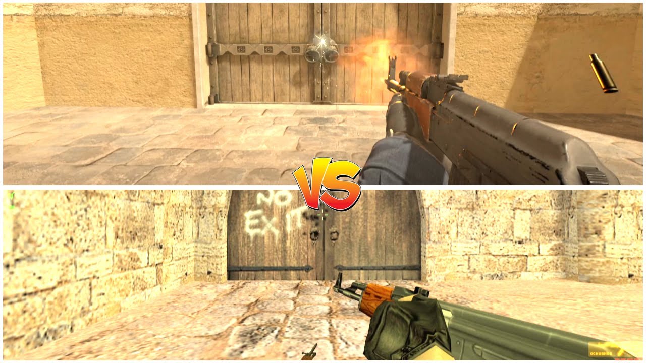 Sounds of WEAPONS firing CS2 vs CS 1.6 | Звуки стрельбы ОРУЖИЯ CS 2 vs ...