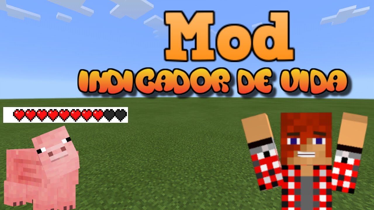 Mod - Indicador de Vida | Para Minecraft PE 0.10.5 - YouTube