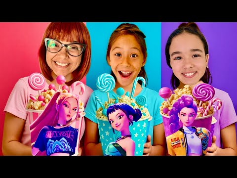 SÓ UMA VAI VENCER! 💜🍿 Desafio da PIPOCA DAS GUERREIRAS do K-POP!