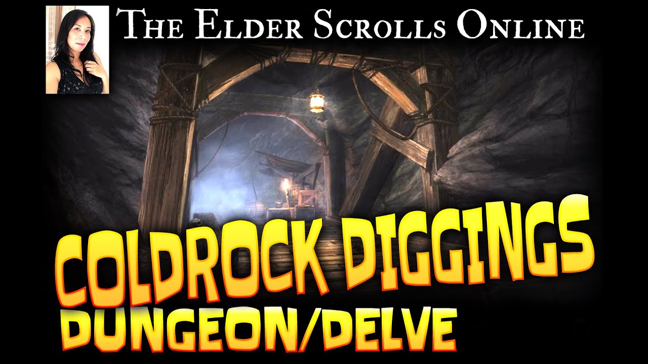 Elder Scrolls Online: Dungeon/Delve - Coldrock Diggings - YouTube