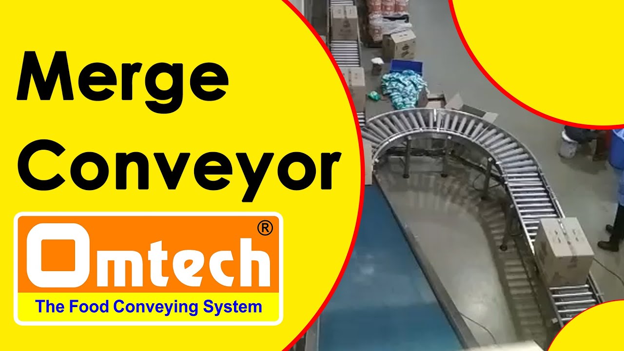 Merge Conveyor, Custom Conveyors, Round Table Conveyor - YouTube