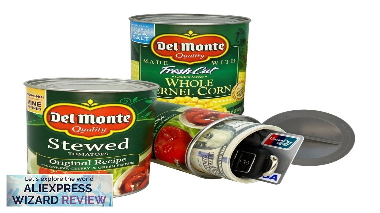 Hidden Safe Compartment Diversion Safe Food Cans Secret Stash Hiding ...
