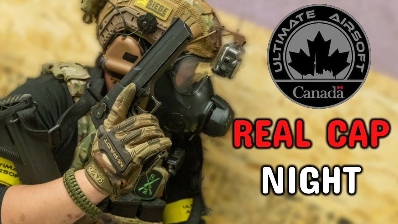 Ultimate Airsoft - Real Cap Night - YouTube