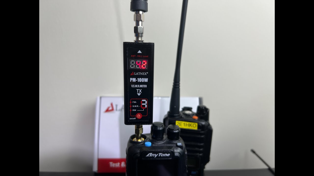 PM-100W LATNEX Mini SWR & Power Tester Ideal For HTs. Testing My ...