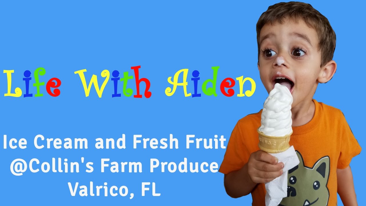 Ice Cream and Fresh Fruit | Collin's Farm Produce | Valrico, FL - YouTube