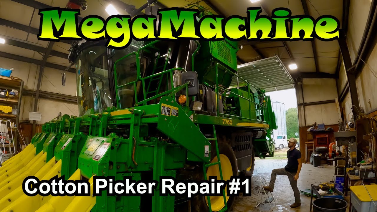She's A Beast!!! Cotton Picker Repair #1 (8/10/23) - YouTube