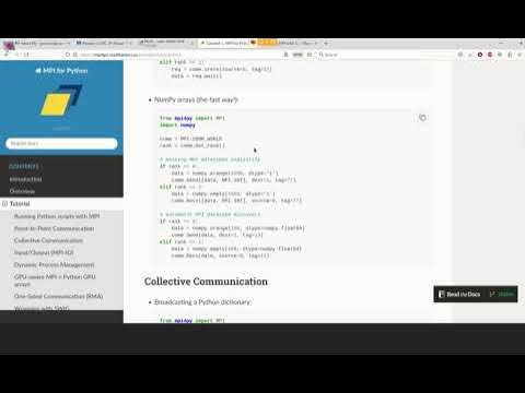 Лекція. MPI для Python, модуль MPI4Py - YouTube