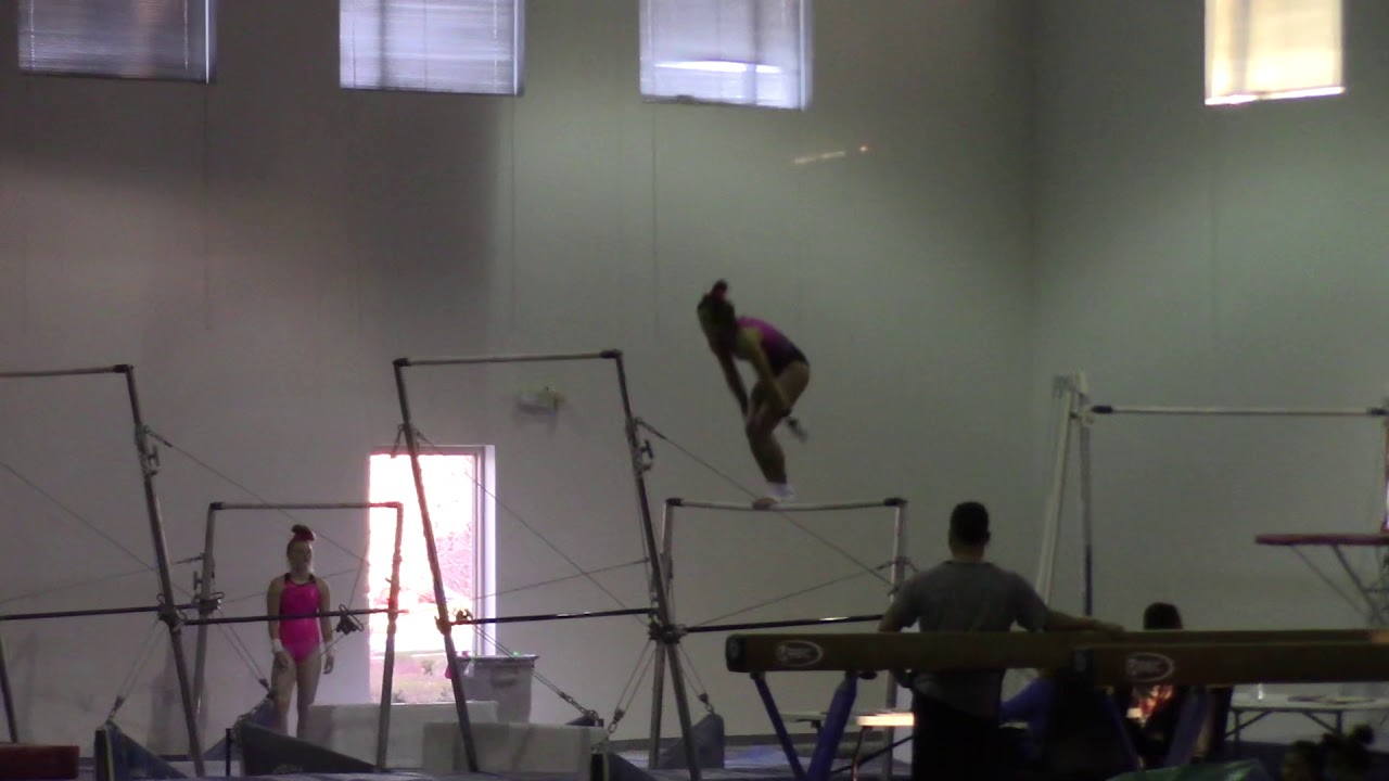 Bars from exhibition. I am working on rotating more in my tkatchev. - YouTube