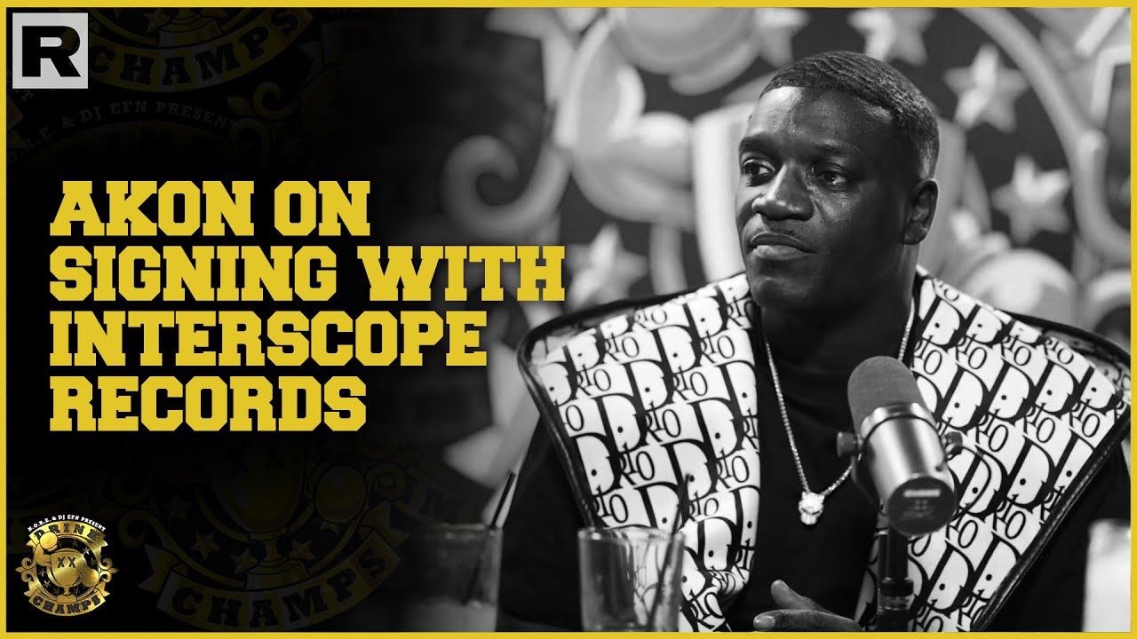 Akon On Signing With Interscope Records - YouTube