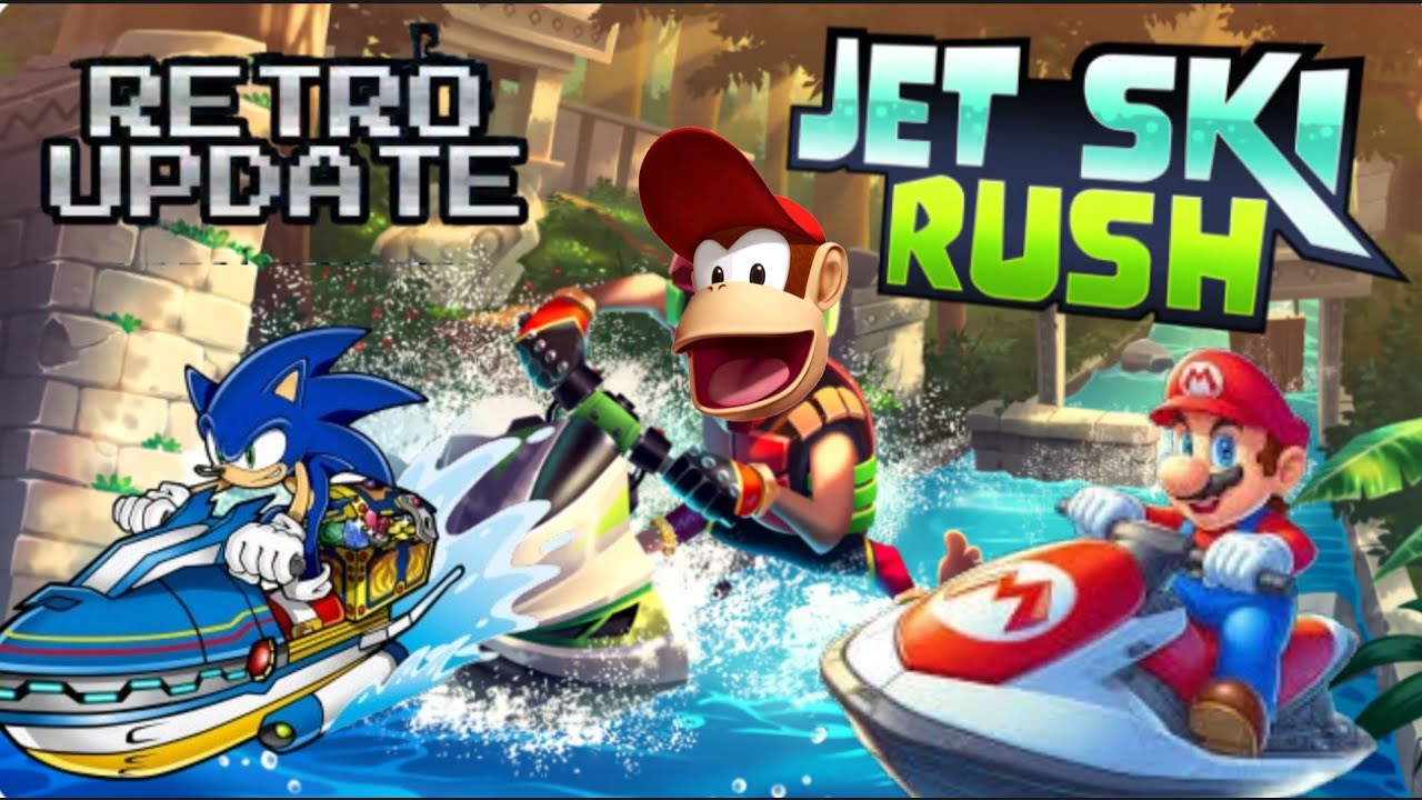 Retro Jet Ski Rush Update - Mario And Sonic Vibes! - YouTube