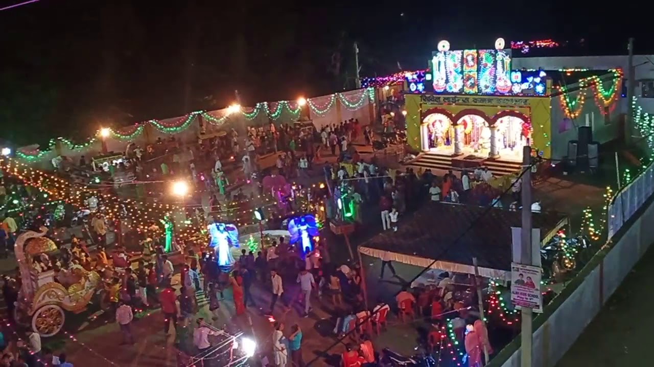 Civil line durga puja buxar - YouTube