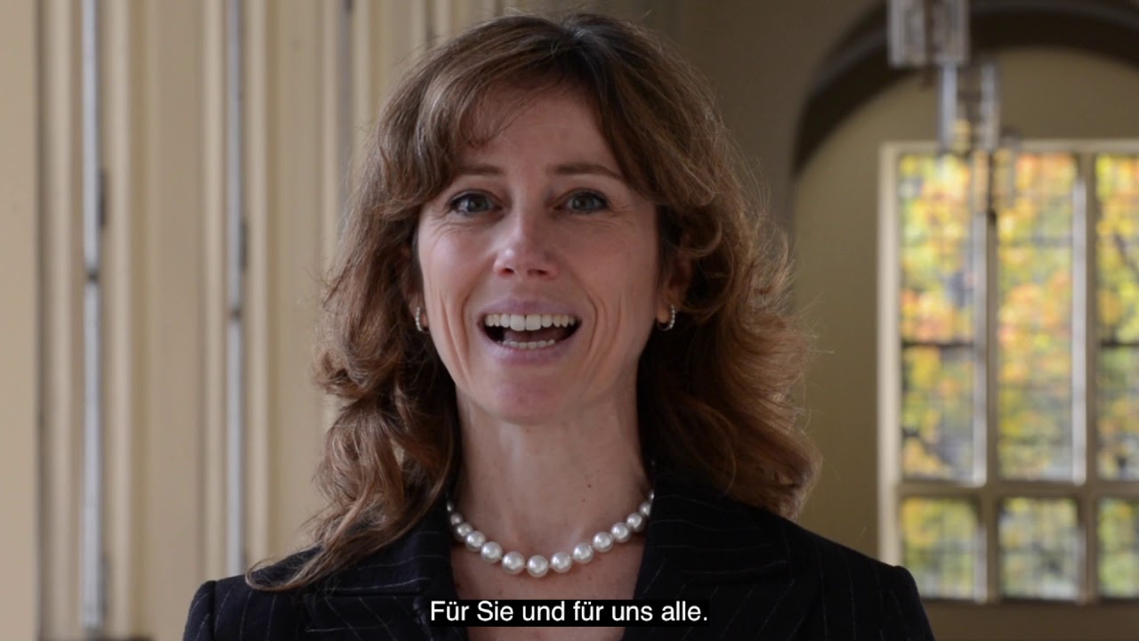 Erstsemesterbegrüßung von Vizepräsidentin Prof. Dr. Francesca Biagini ...