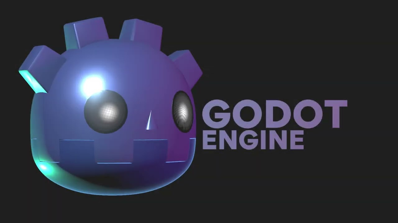 Godot Engine logo animation 3D - YouTube