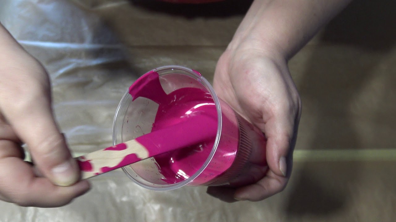 (64) How I mix my paints for acrylic pouring techniques - YouTube